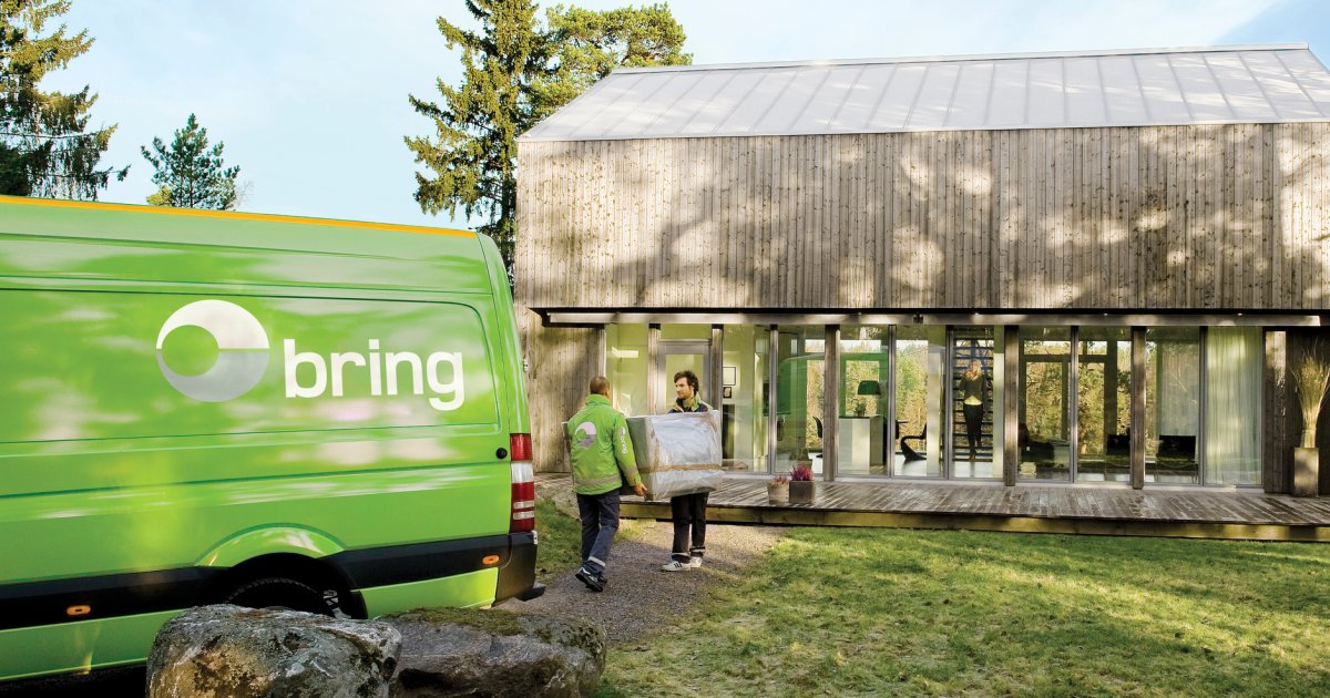 hjemlevering tyngre varer - bring.no